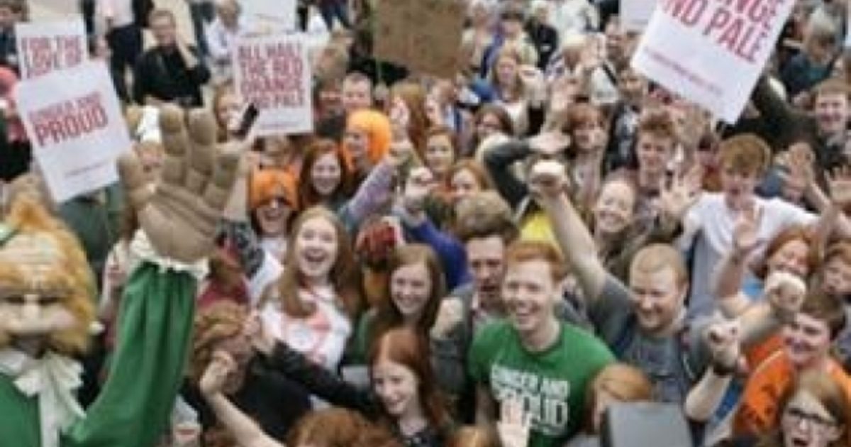 The ginger pride march in Edinburgh wins PR idea of… | PRmoment.com