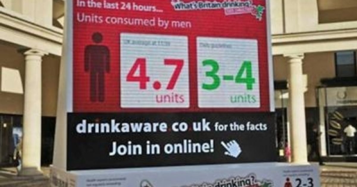 Drinkaware’s campaign that got people thinking before… | PRmoment.com